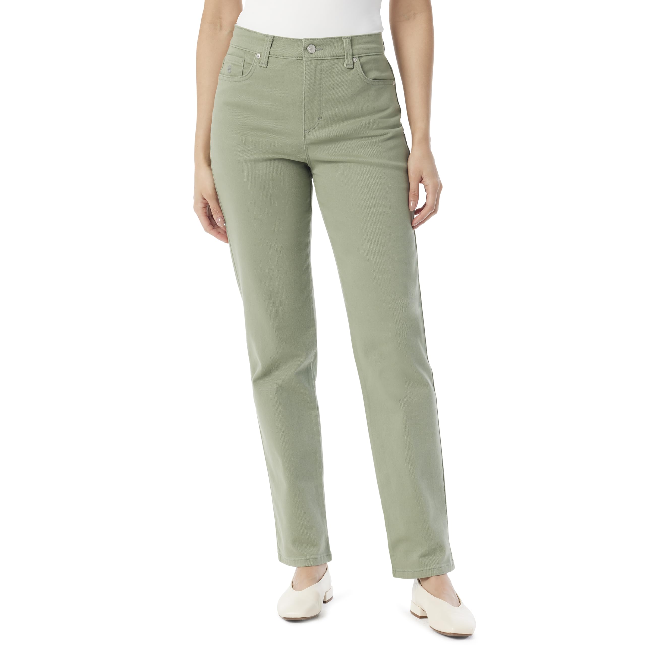 Gloria Vanderbilt Women's Amanda Classic High Rise Tapered Jean ...