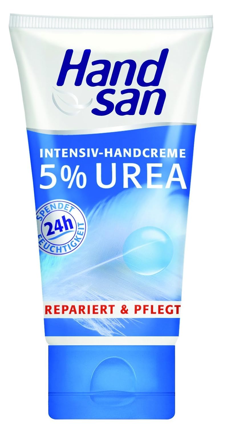 Handsan Intensive Hand Cream with 5% Urea Pack of 2 x 75 ml: Amazon.co ...