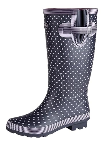 Jileon Half Height Wellies for Women-Widest Fit Boots in The UK-Wide in ...