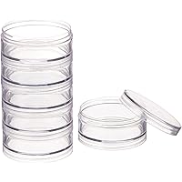 Amazon.com: Paylak CNTB111-6 Storage Stackable Containers 6 for Beads Crafts 2.75" Round : Arts ...