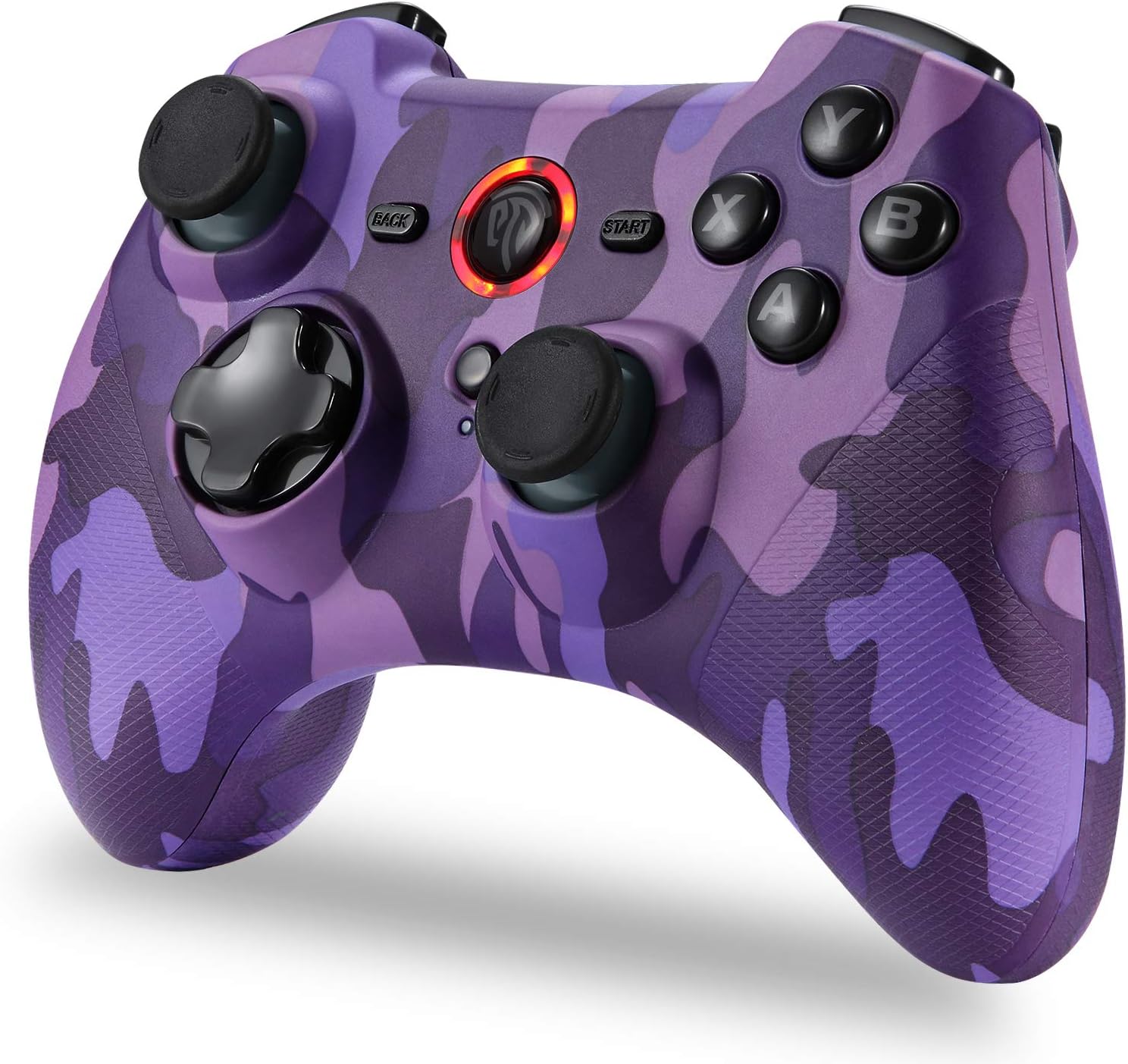 Wireless Gaming Controller, EasySMX PC Game Controller Joystick with Dual-Vibration Turbo and ...