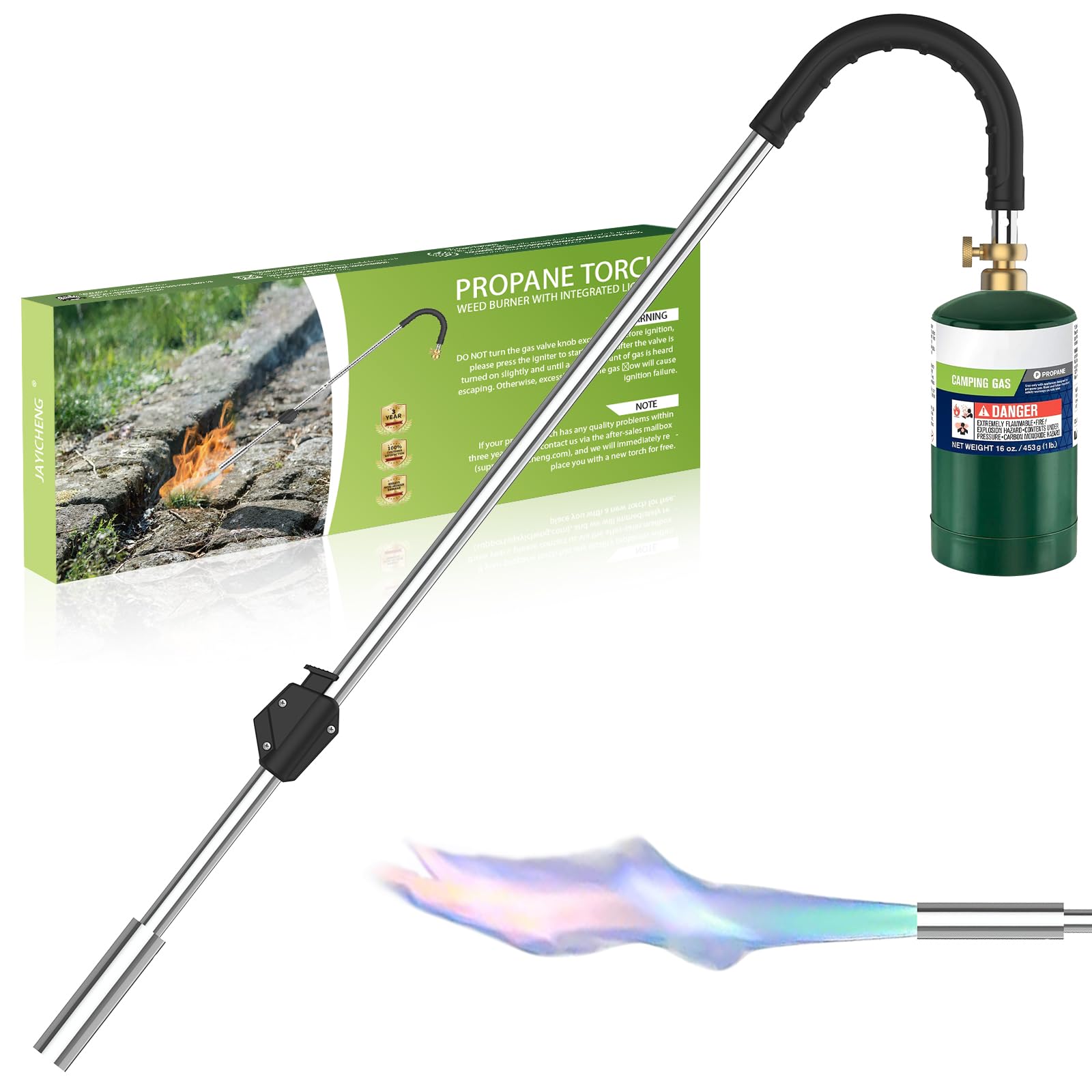 Torch Propane Burner, 80,000BTU Blow Torch, Weed Burner with Self ...