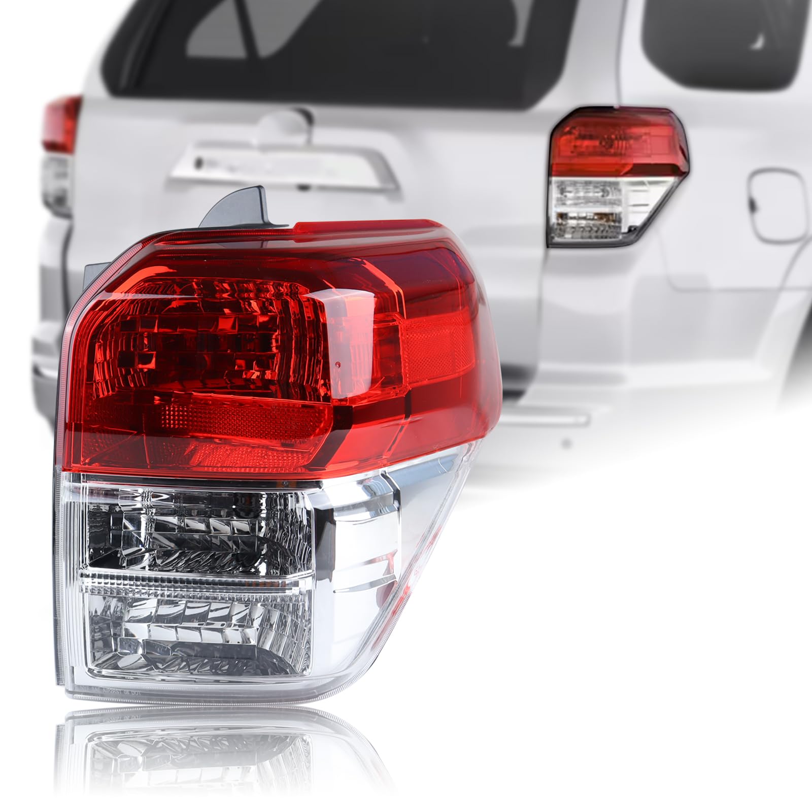 Duolctrams Tail Light Rear Lamp w/o Bulbs Assembly Compatible with 2010 ...