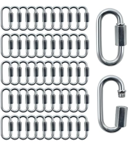 Oval Carabiner Lsqurel Quick Link 304 Stainless Steel Locking Carabiner ...