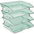 Amazon.com: Acrimet Facility 2 Tier Letter Tray Side Load Plastic ...
