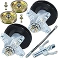 Amazon.com : POSEAGLE 2 Pack 918-04125C Spindle Assembly with 756-04129B Idler Pulley Replaces ...