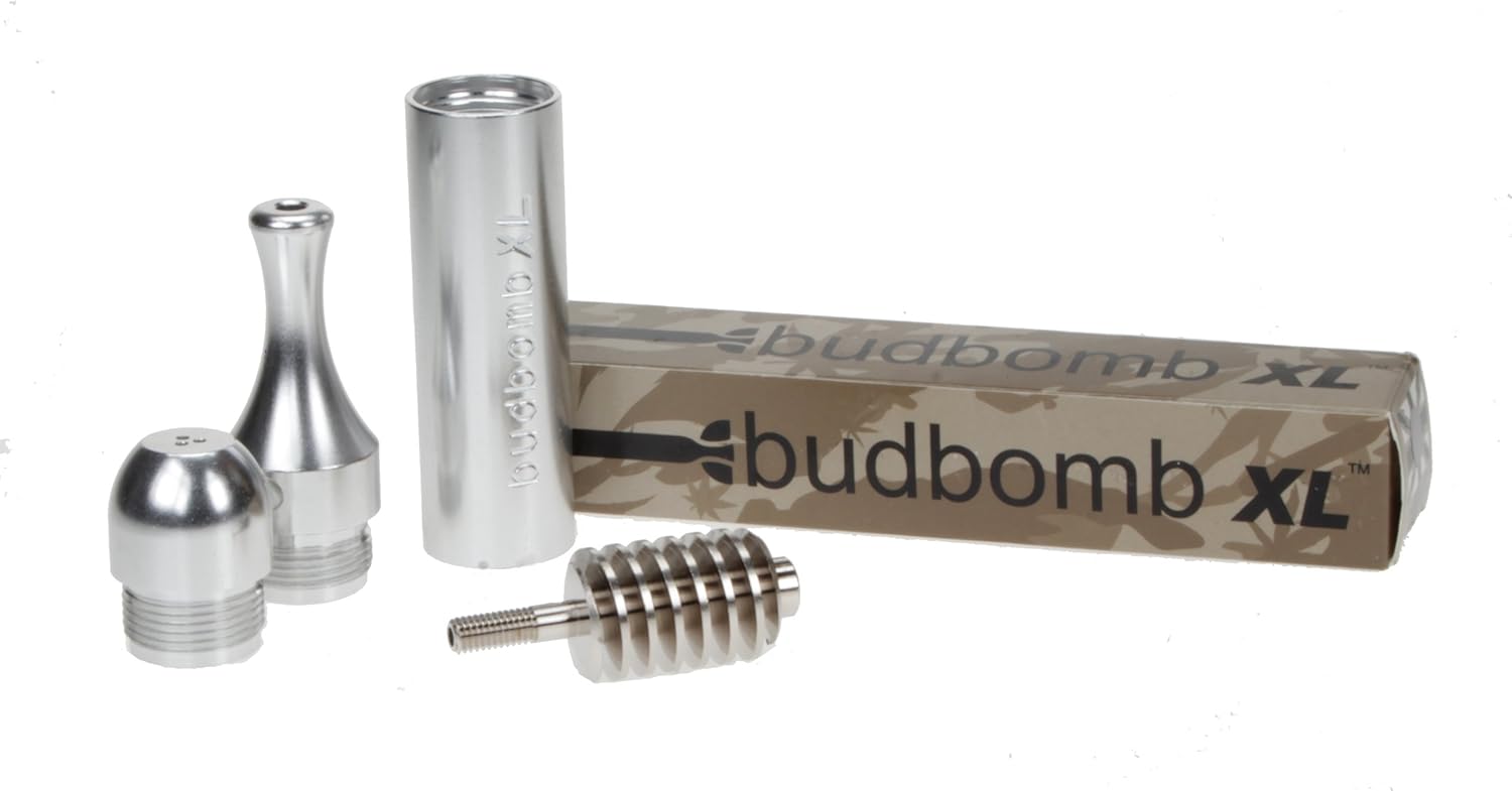 Pipe en aluminium budbomb™ original bud bomb XL - Argent (150mm ...