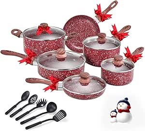 Amazon.com: KOCH SYSTEME CS CSK Nonstick Cookware Set-Nonstick frying ...