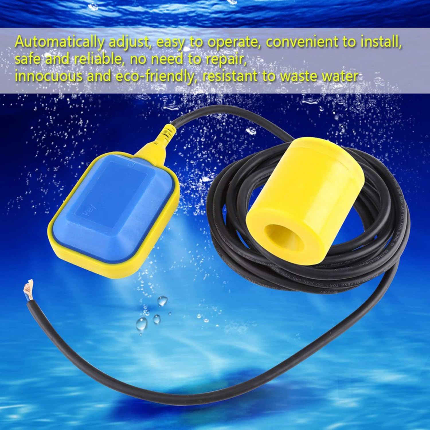 Float switch, Fydun 1pc cable type float switch liquid liquid water ...