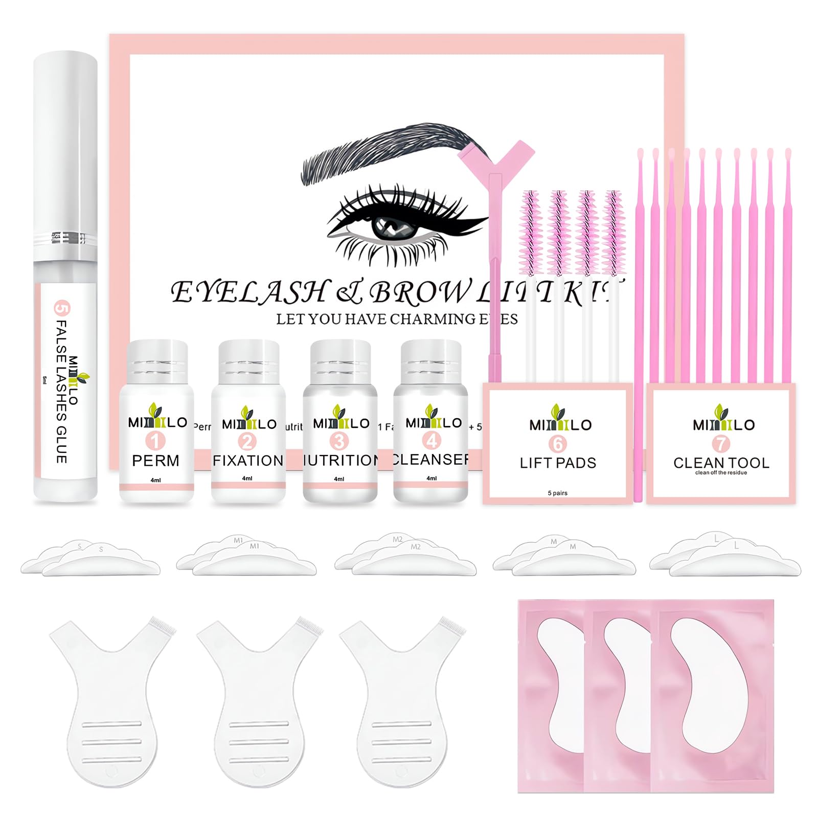 Lash Lift Kit, Professional Eyelash Curling Lash Extension Set, Lash ...
