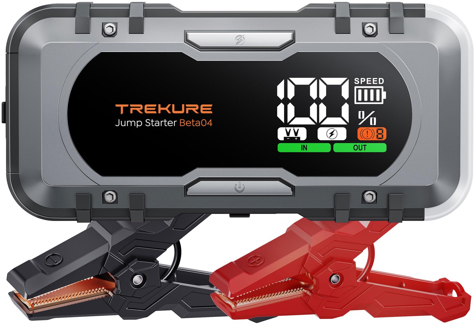 TREKURE 8-in-1 Car Battery Jump Starter 7000A Peak 65W Fast Charging ...