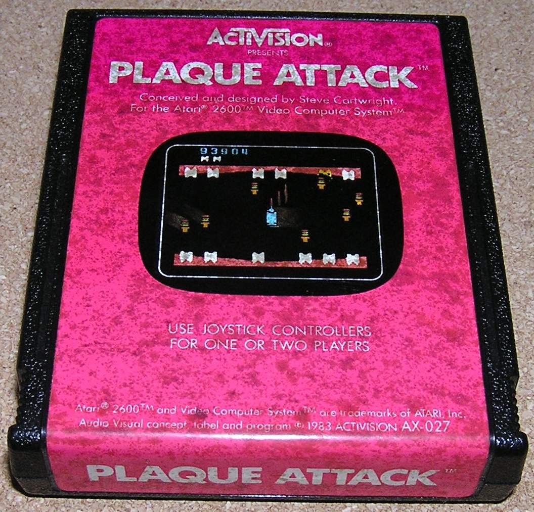 Amazon.com: Plaque Attack for Atari 2600: Video Games