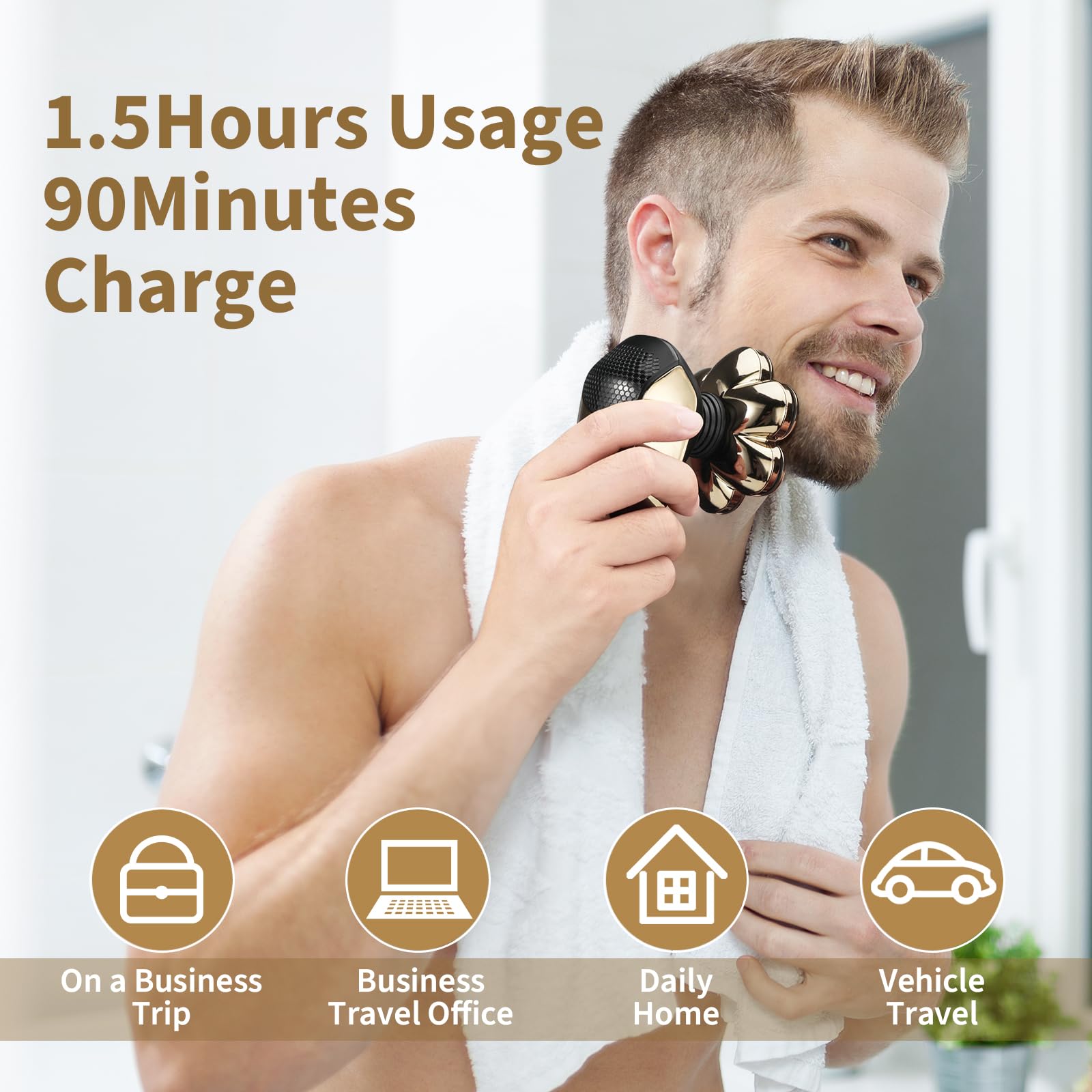 Mua Detachable Head Shavers, SHPAVVER 5-in-1 Electric Razor IPX7 ...