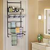 Amazon.com: Over Door Towel Racks for Bathroom, Door Blanket Holder ...