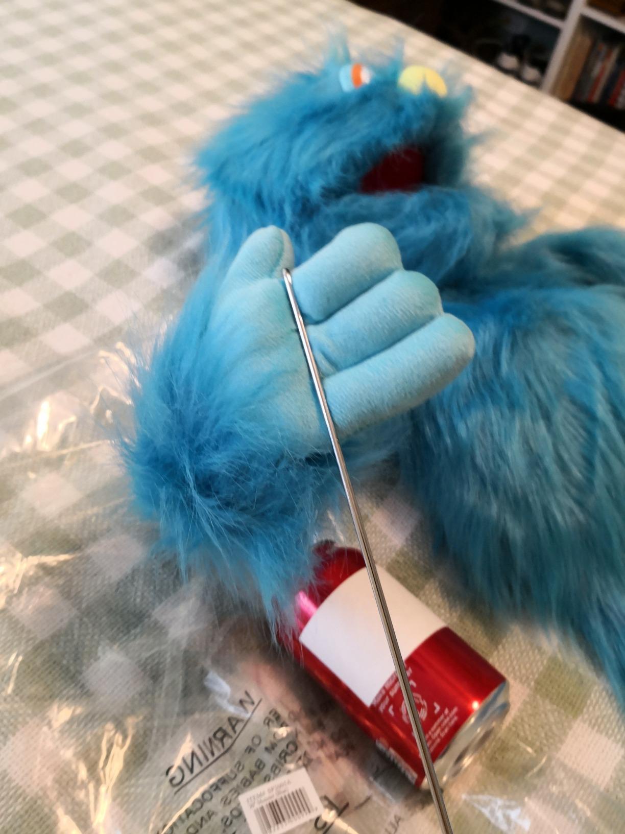 $10/mo - Finance 30" Blue Monster Puppet, Full Body Ventriloquist Style ...
