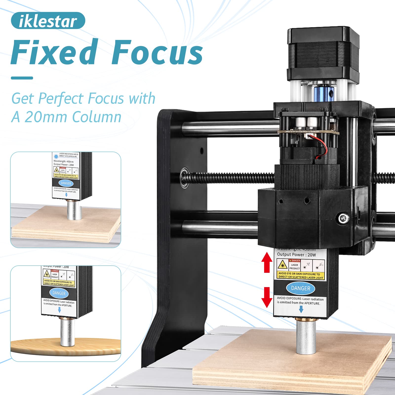 Mua 20W Engraving Module Kit for 4540 CNC Router Machine, IKLESTAR 5.5W ...