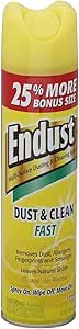 Amazon.com: Endust Furniture Spray Lemon Scent 12.5 Oz : Health & Household