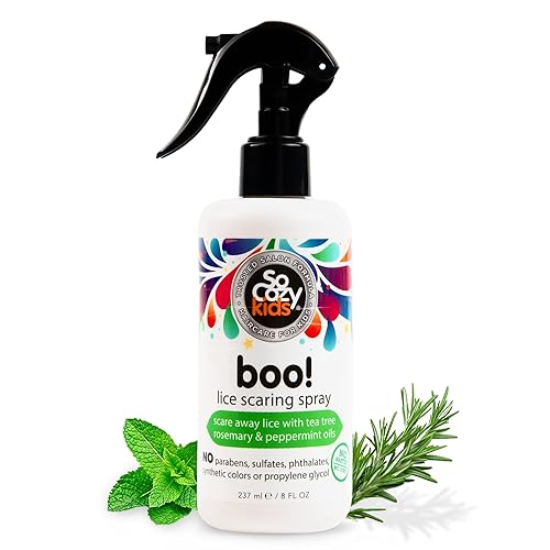 SoCozy Boo Lice Scaring Spray For Kids Hair, Effective Lice Treatment ...
