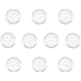 Amazon.com: Buttons 1/2 Inch (1/2”) 4 Hole 10 Pieces - White Black ...