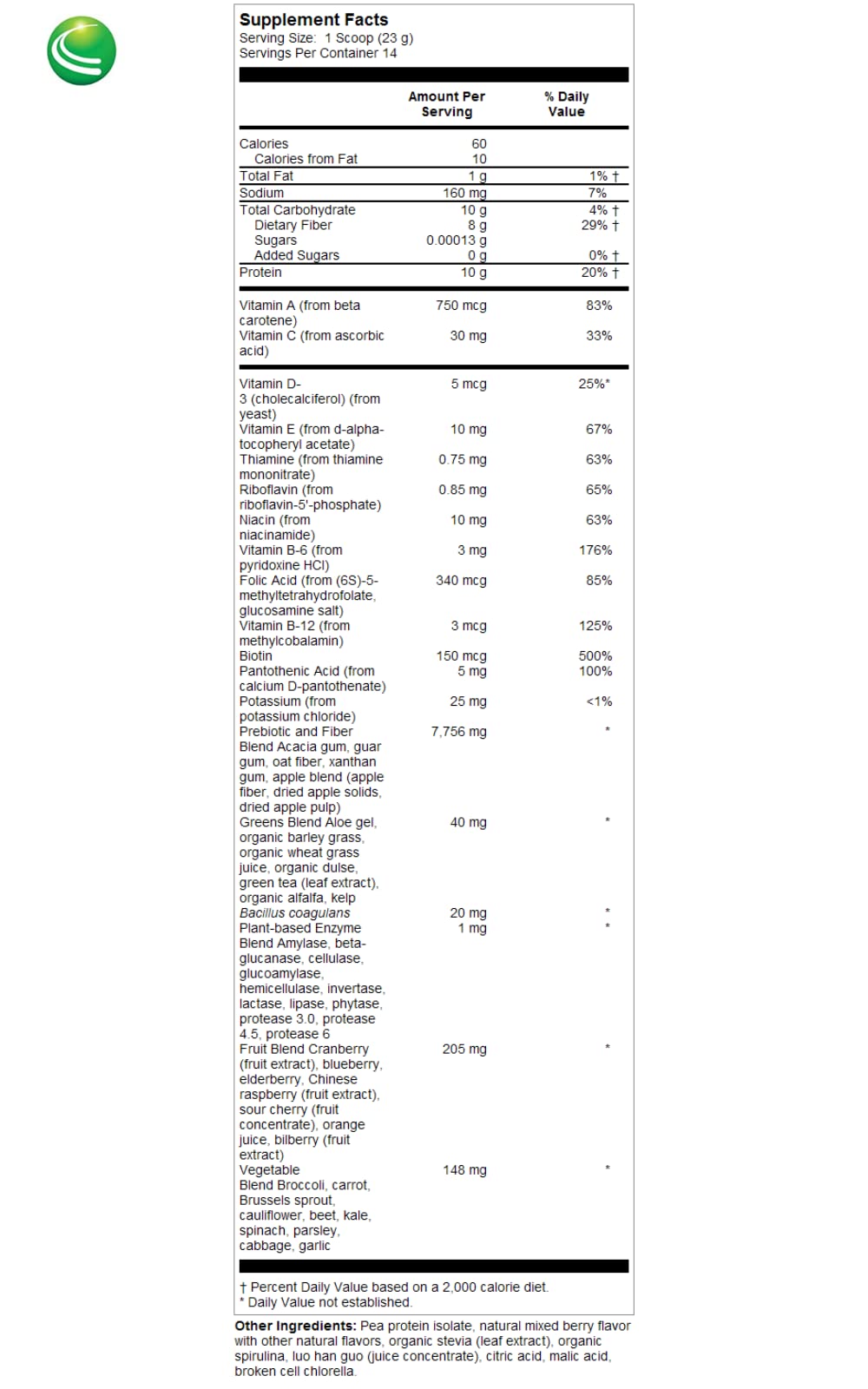 Mua Nutra BioGenesis - Premiere Greens Multi - Superfood Protein, Fiber ...