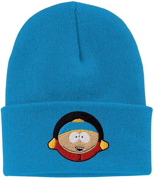 South Park Cartman Embroidered Beanie - Blue at Amazon Men’s Clothing store