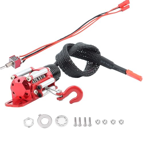 Tbest RC Car Winch, 1/10 Scale Winch Controller Simulated Toy Winch RC ...