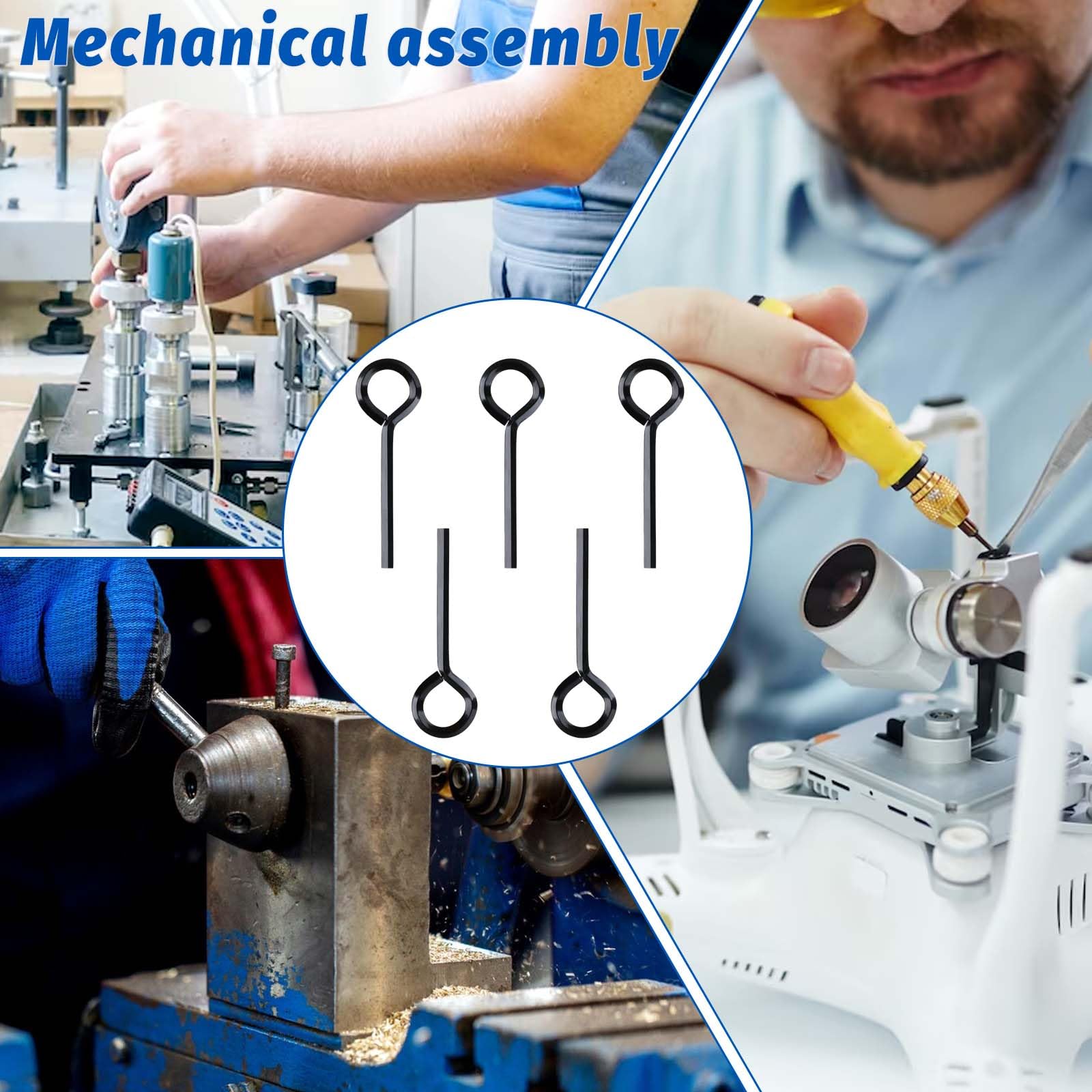 Mua 5 Pack 1/8" Allen Wrench, Hex Key for Push Bar Door, Standard Hex ...