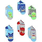 Amazon.com: PJ Masks Boys Girls 6 pack Quarter Style Socks Set (Shoe ...