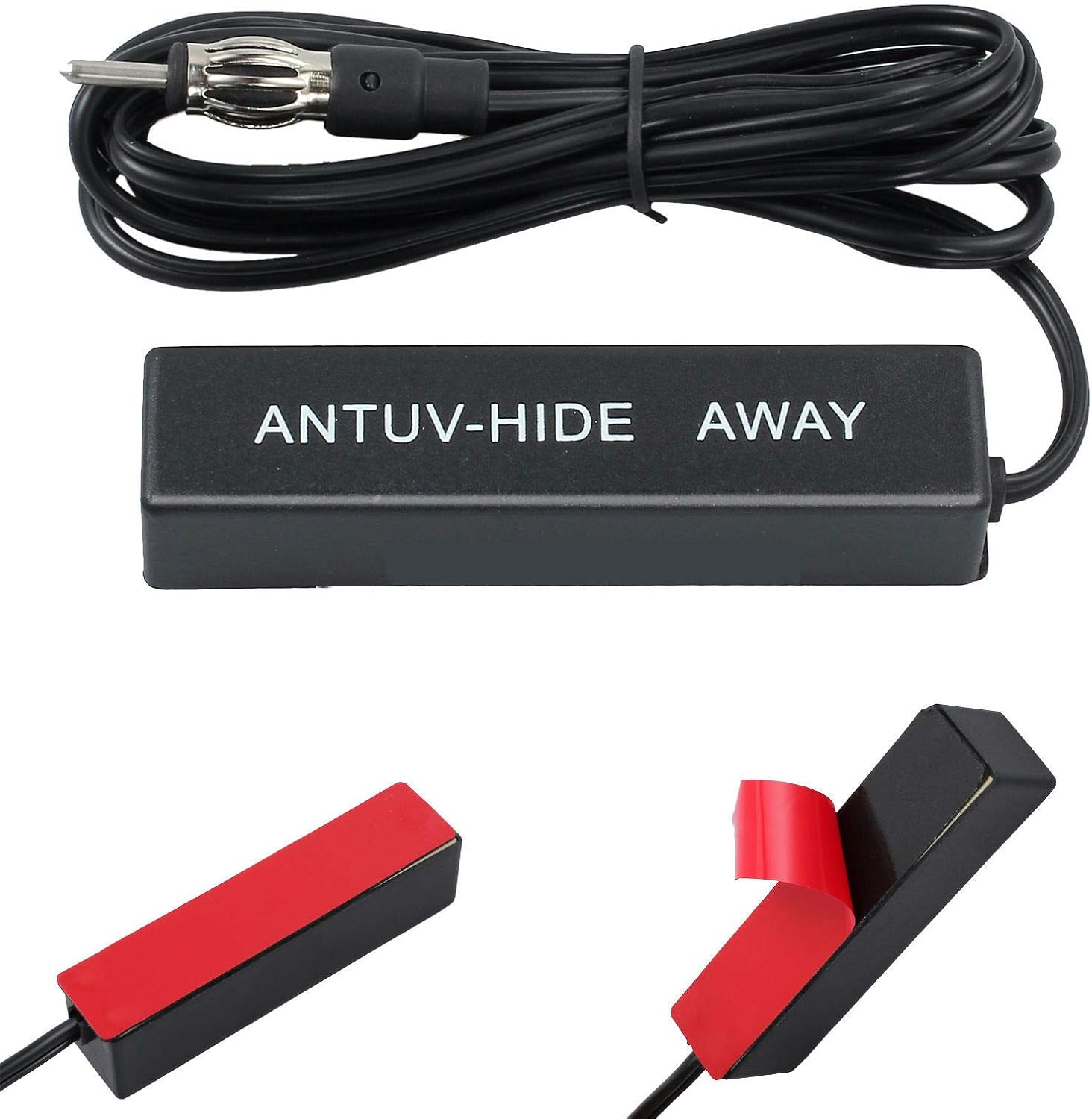 Riloer Car Hidden Amplified Antenna, Electronic Car Stereo Antenna AM ...