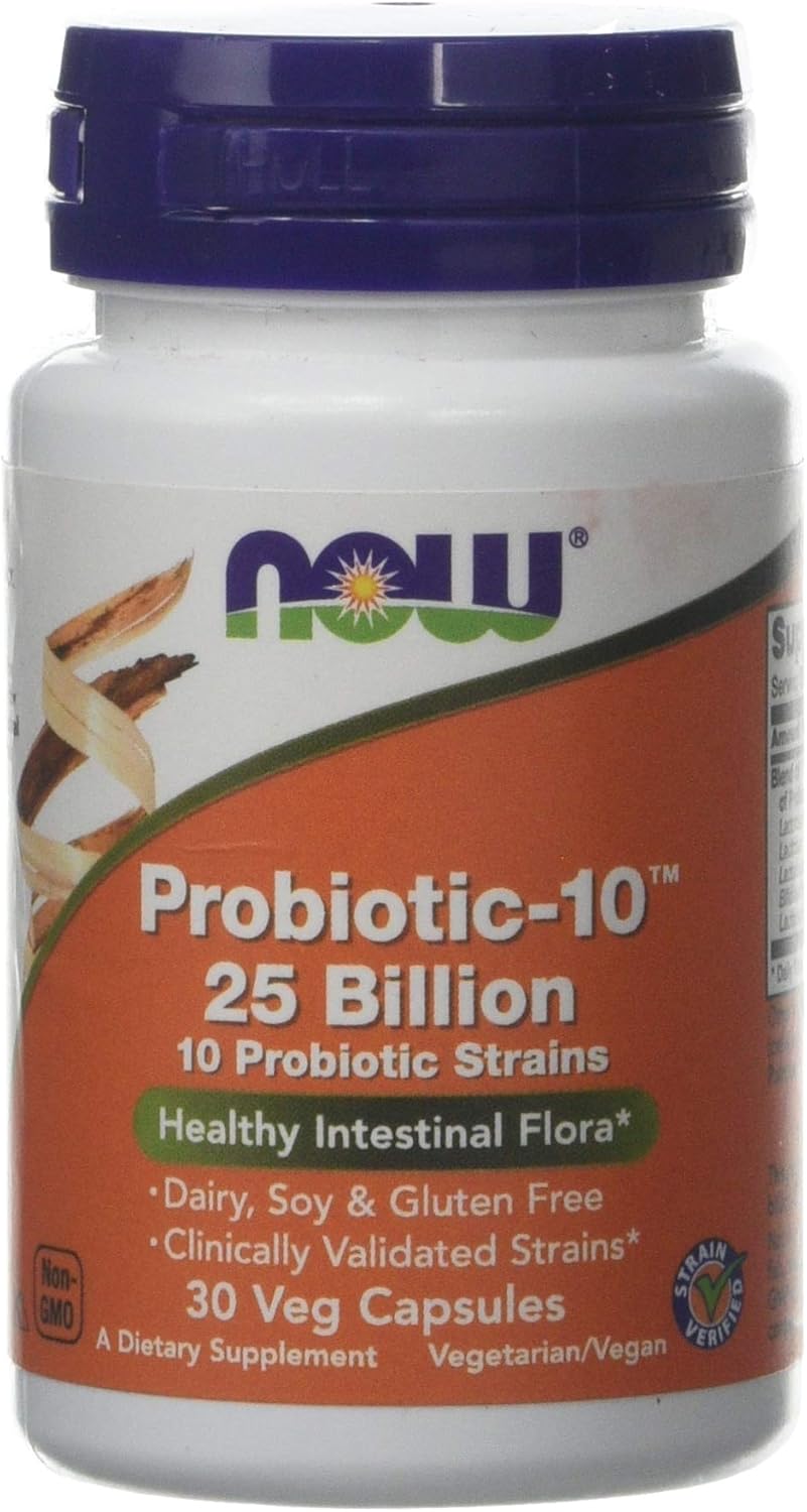 Now Foods Probiotic-10 Capsules, 30-Count – BigaMart