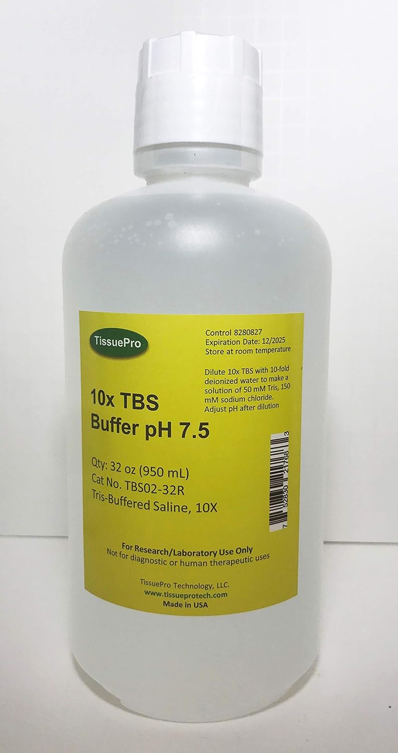 Tris-Buffered Saline, TBS 10X: Amazon.com: Industrial & Scientific