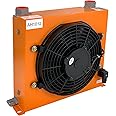 Amazon.com: Hydraulic Oil Cooler AH1012T-CA Air Cooled Oil Radiator 120W 12VDC 100L/min Precise ...