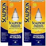 Amazon.com: Scalpicin Max Strength Scalp Itch Treatment, 1.5 Ounce ...