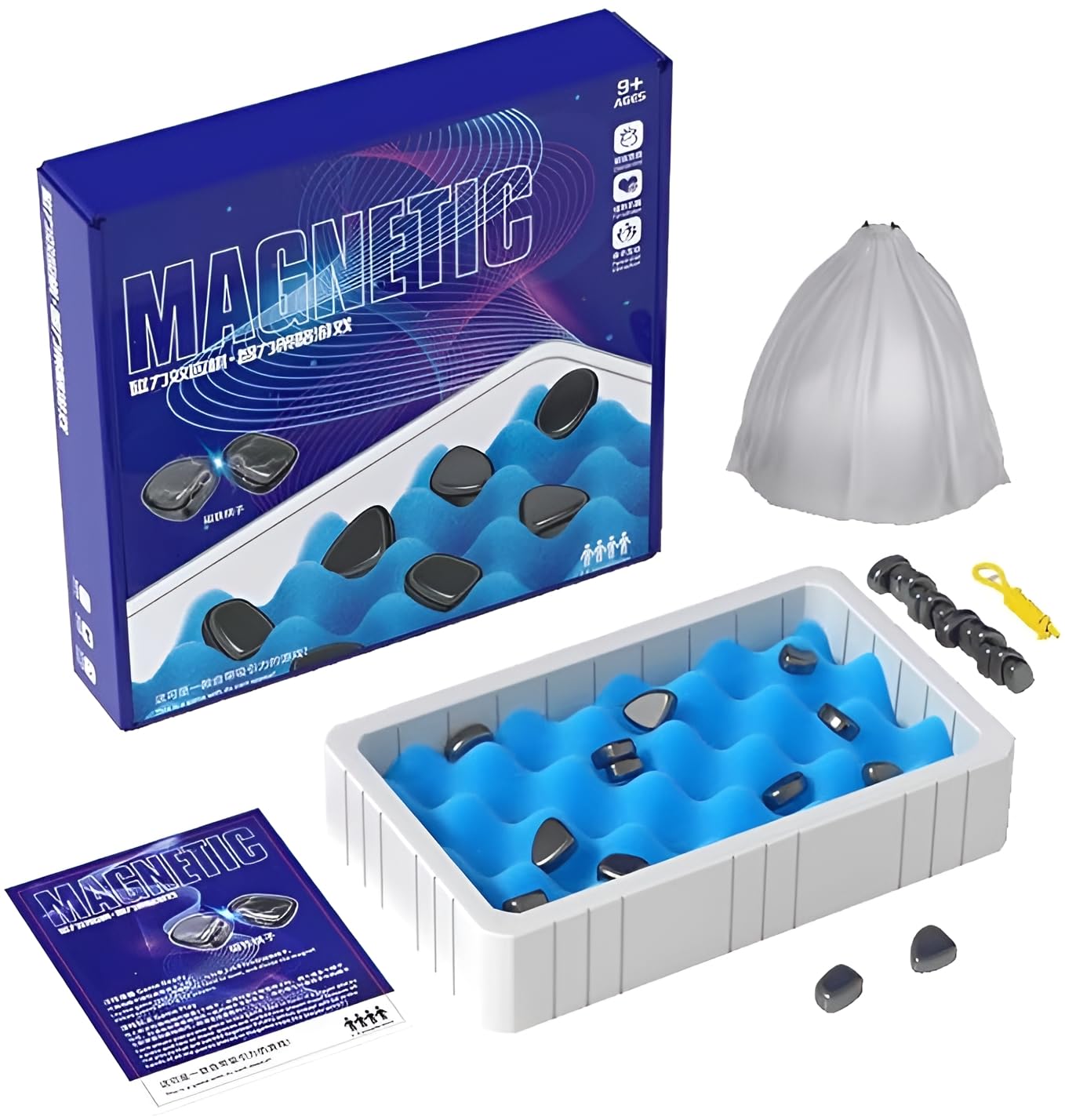 Mua (2024 New Board Game) Tabletop magnetic game, magnetic effect chess ...