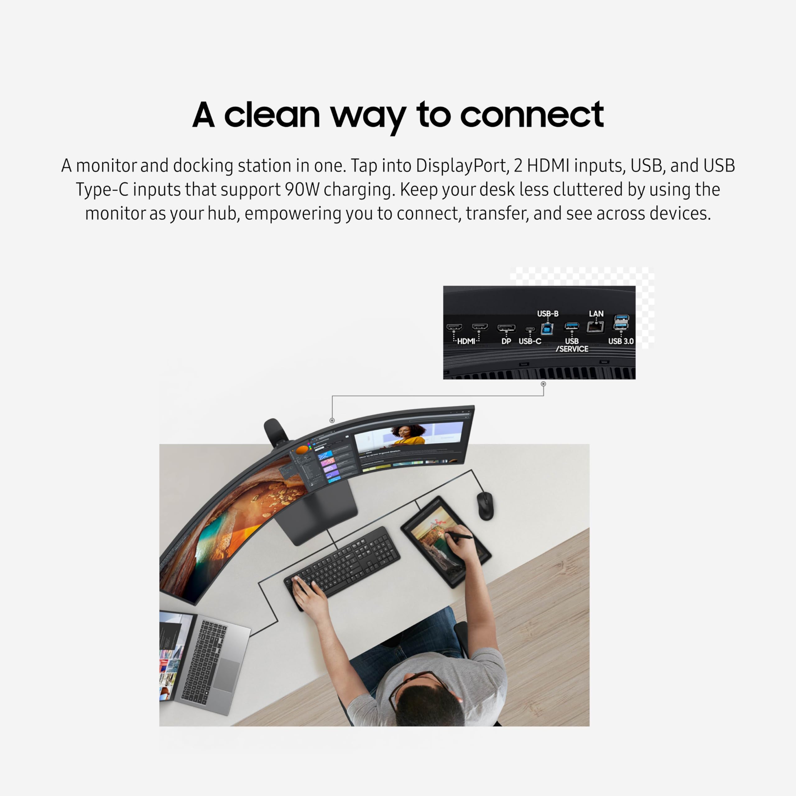 Mua Samsung 49-Inch Business Curved Ultrawide Dual QHD Computer Monitor ...