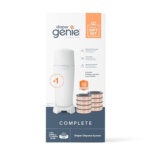Diaper Genie Registry Gift Set | Includes Diaper Genie Complete Diaper ...