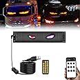 Blazexel Devil Eyes Light for Cars, Large Programmable Flex Car LED Display, DIY Car Dynamic LED ...