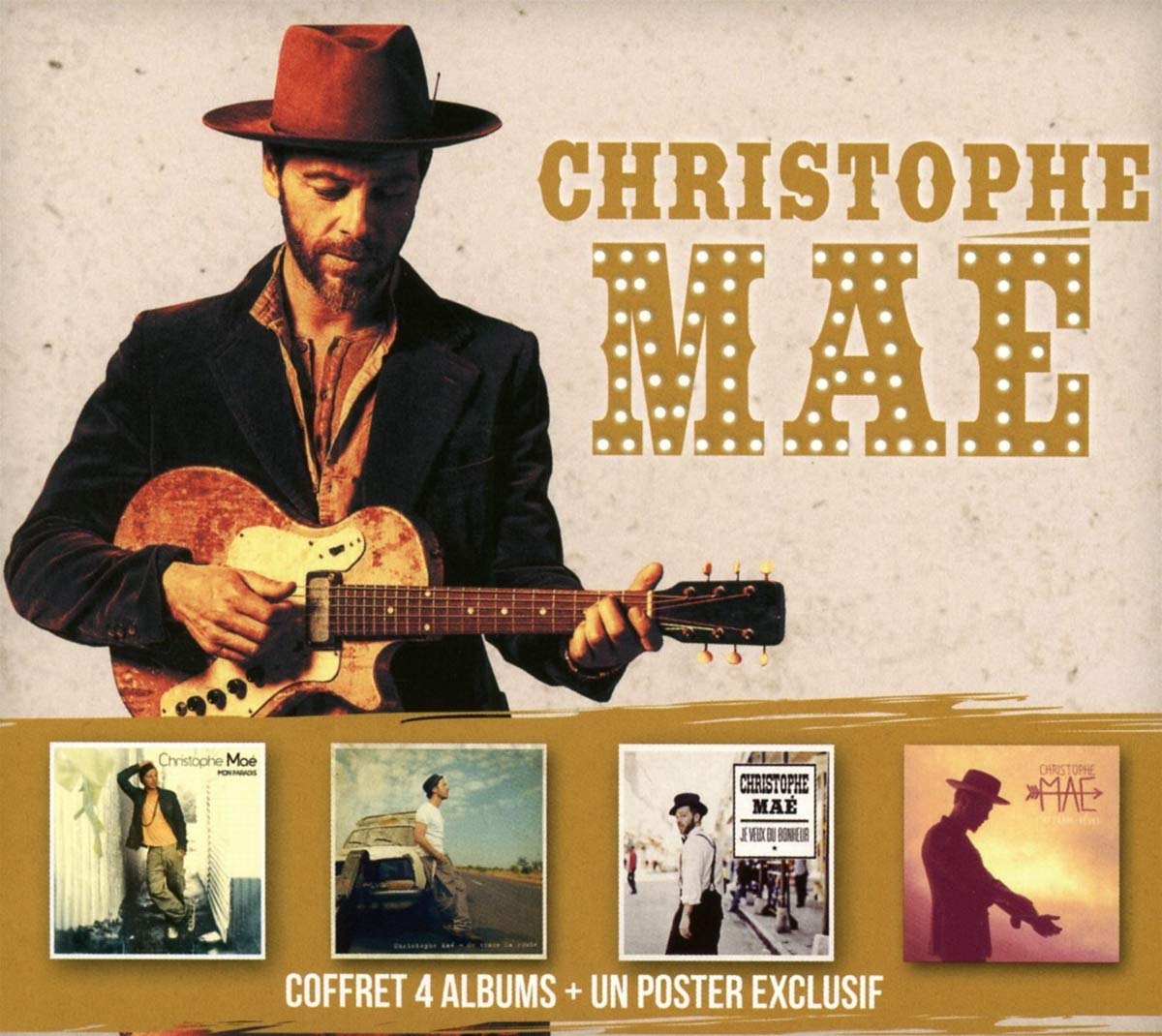 Christophe Maé - Coffret 4CD Albums Studios (Incl. Poster) - Amazon.com ...