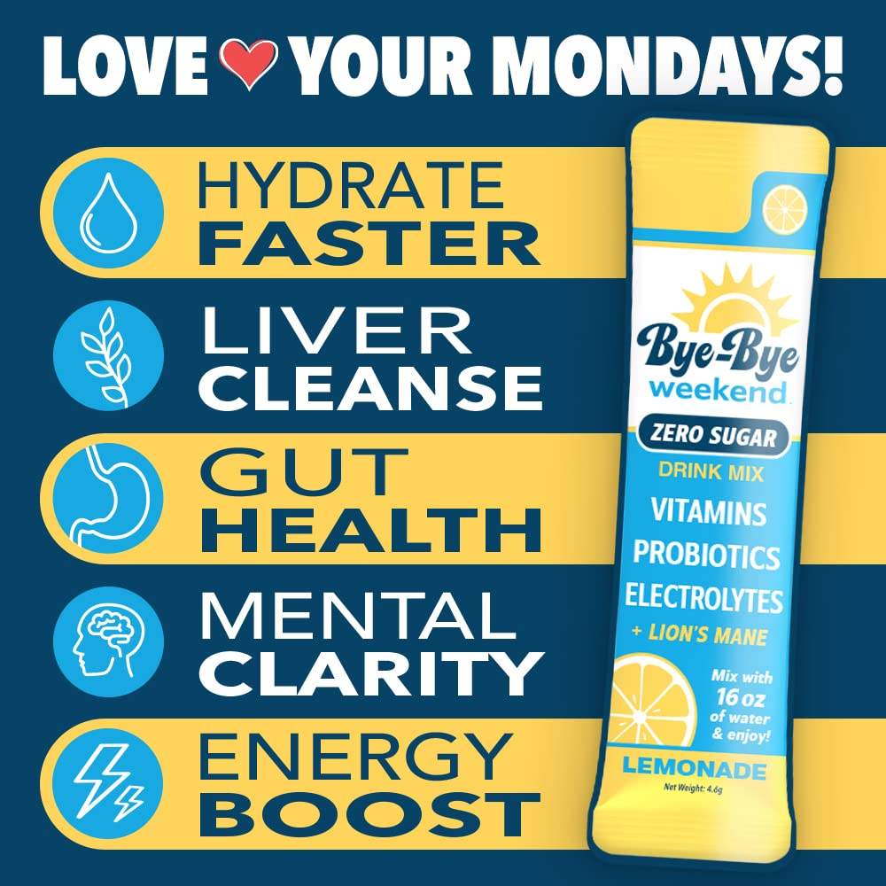 Mua Bye-Bye Weekend Recovery & Hydration Drink Mix - Electrolytes ...