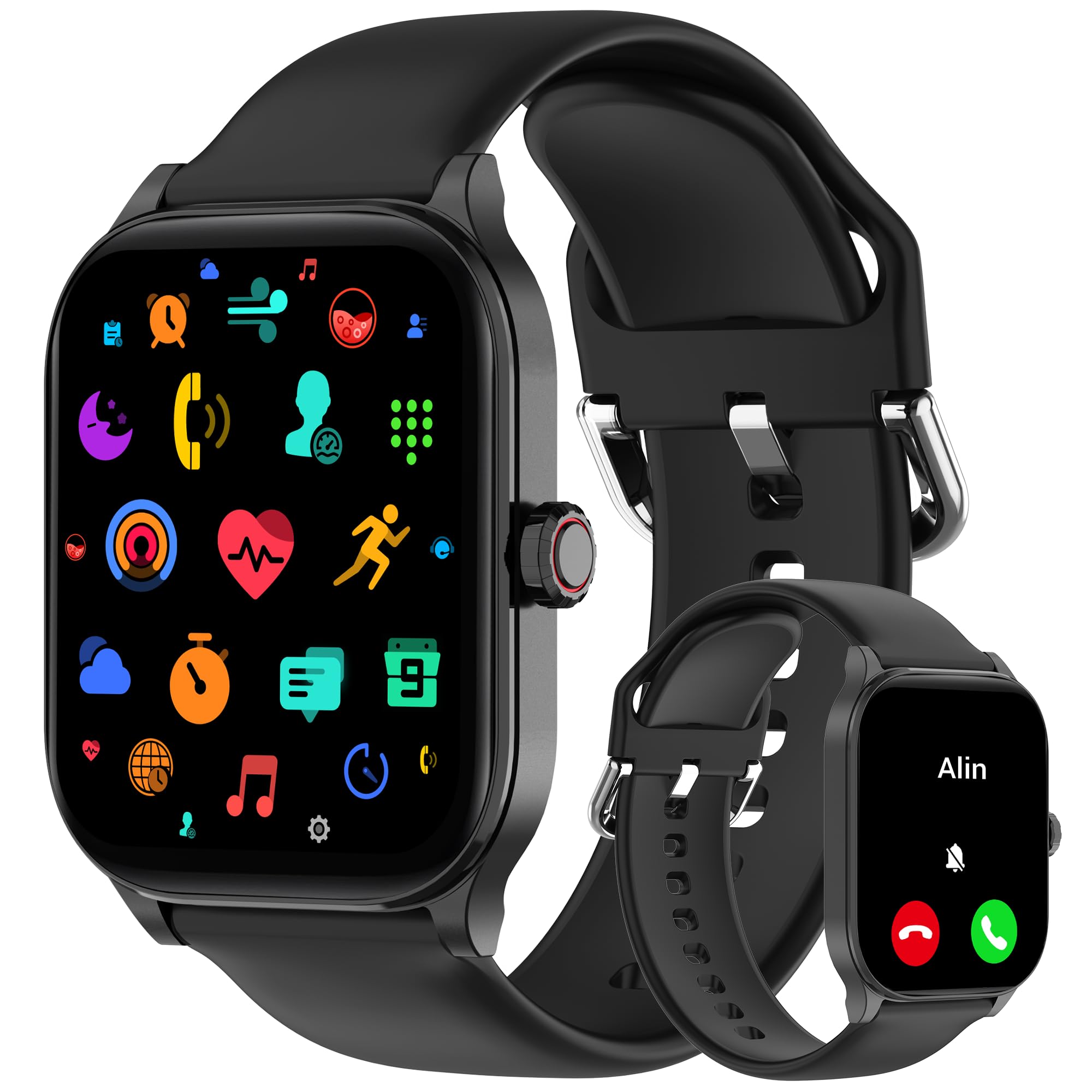 Othalne Smart Watch (Answer/Make Call), 2.01" Smartwatch for Android ...