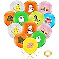 Amazon.com: Gejoy 40 Pcs Farm Animal Balloons 12 Inch Chicken Cow Pig ...