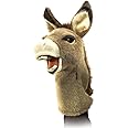 Amazon.com: Folkmanis Donkey Stage Puppet, Brown, Beige : Toys & Games