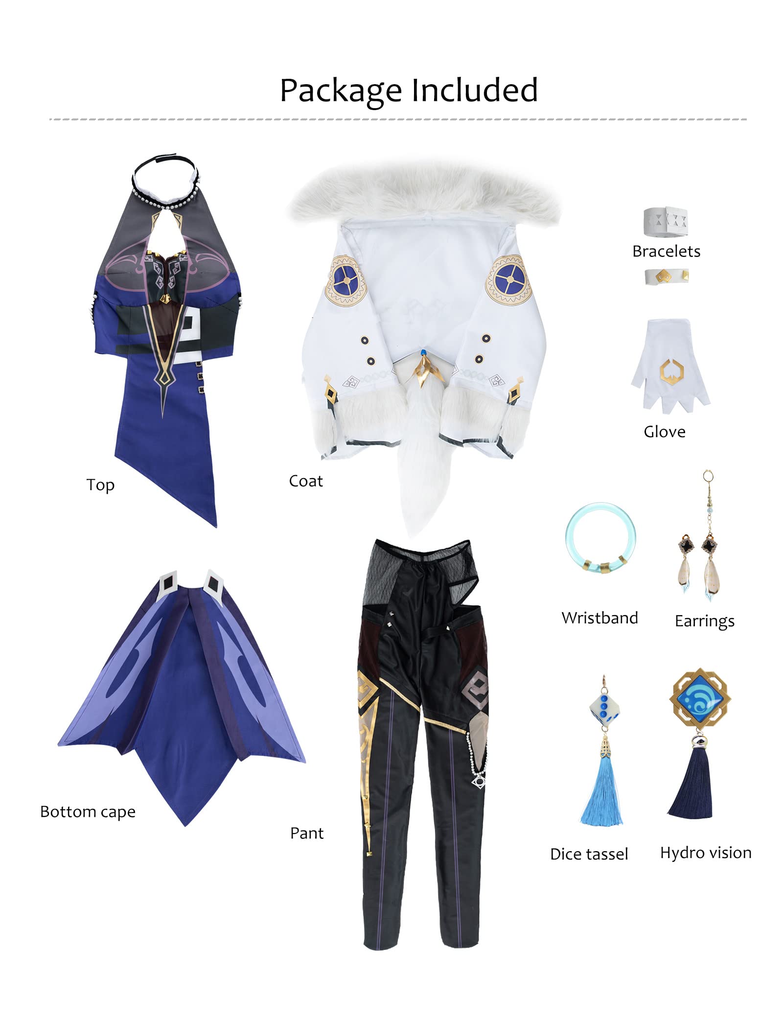 Mua CR ROLECOS Yelan Cosplay Outfit for Genshin Impact Cosplay Costume ...