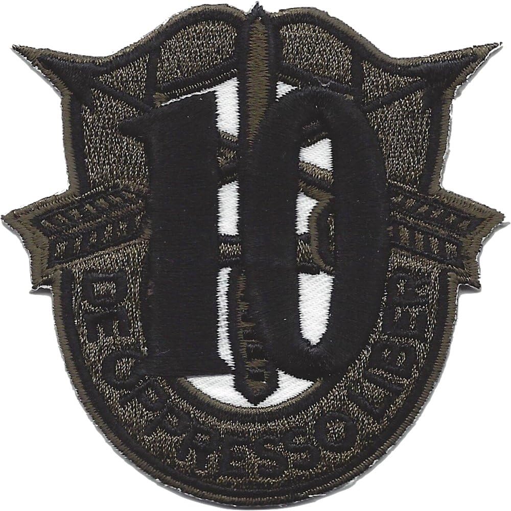 Amazon.com: 10th Special Forces Group Crest OD Green Patch: Clothing