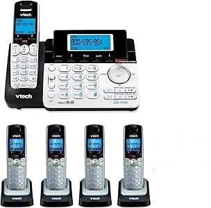 VTech DS6151 2-Line Expandable Cordless Phone with Digital Answering ...
