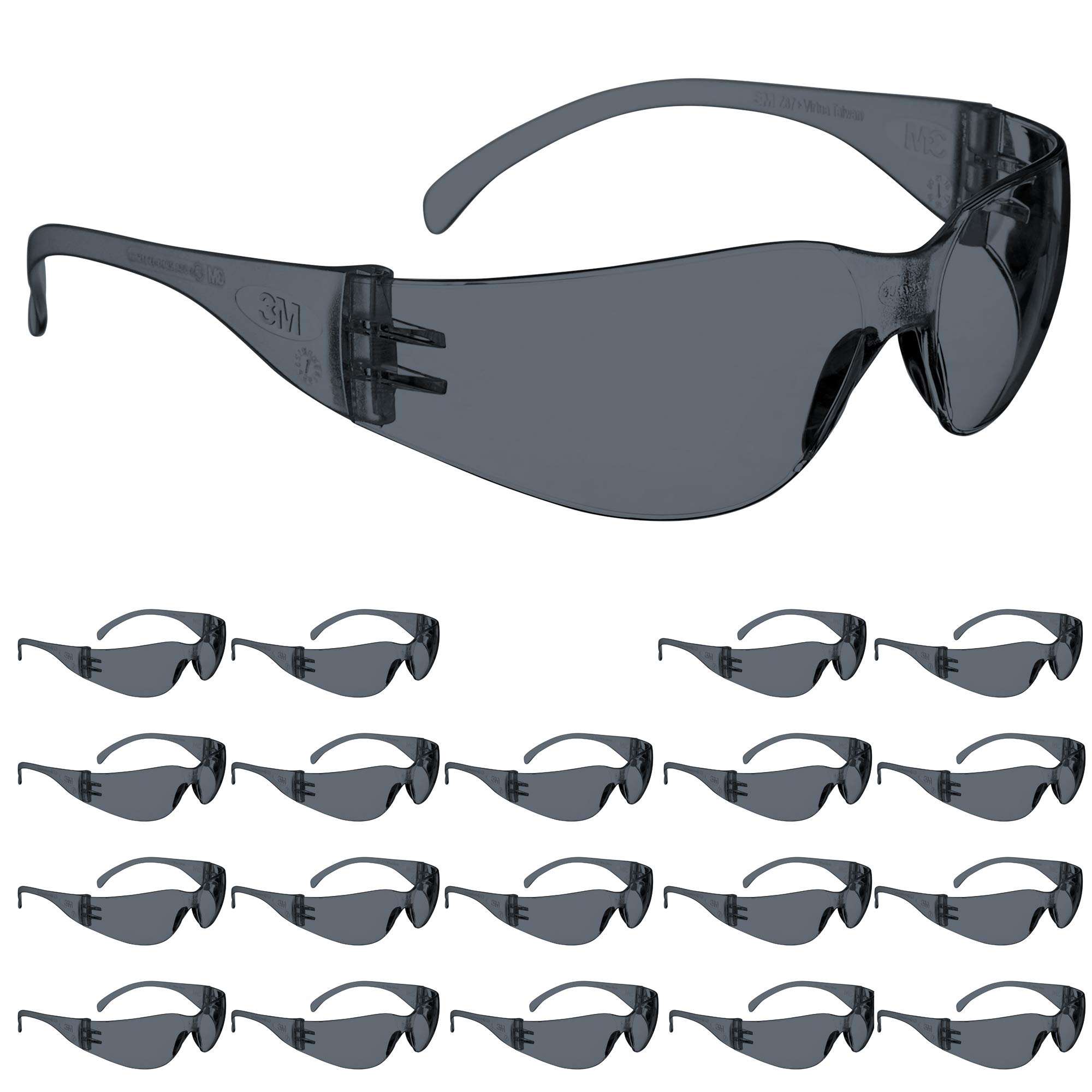 Mua Safety Glasses, Virtua, 20 Pair, ANSI Z87, Unisex, Gray Hard Coat ...