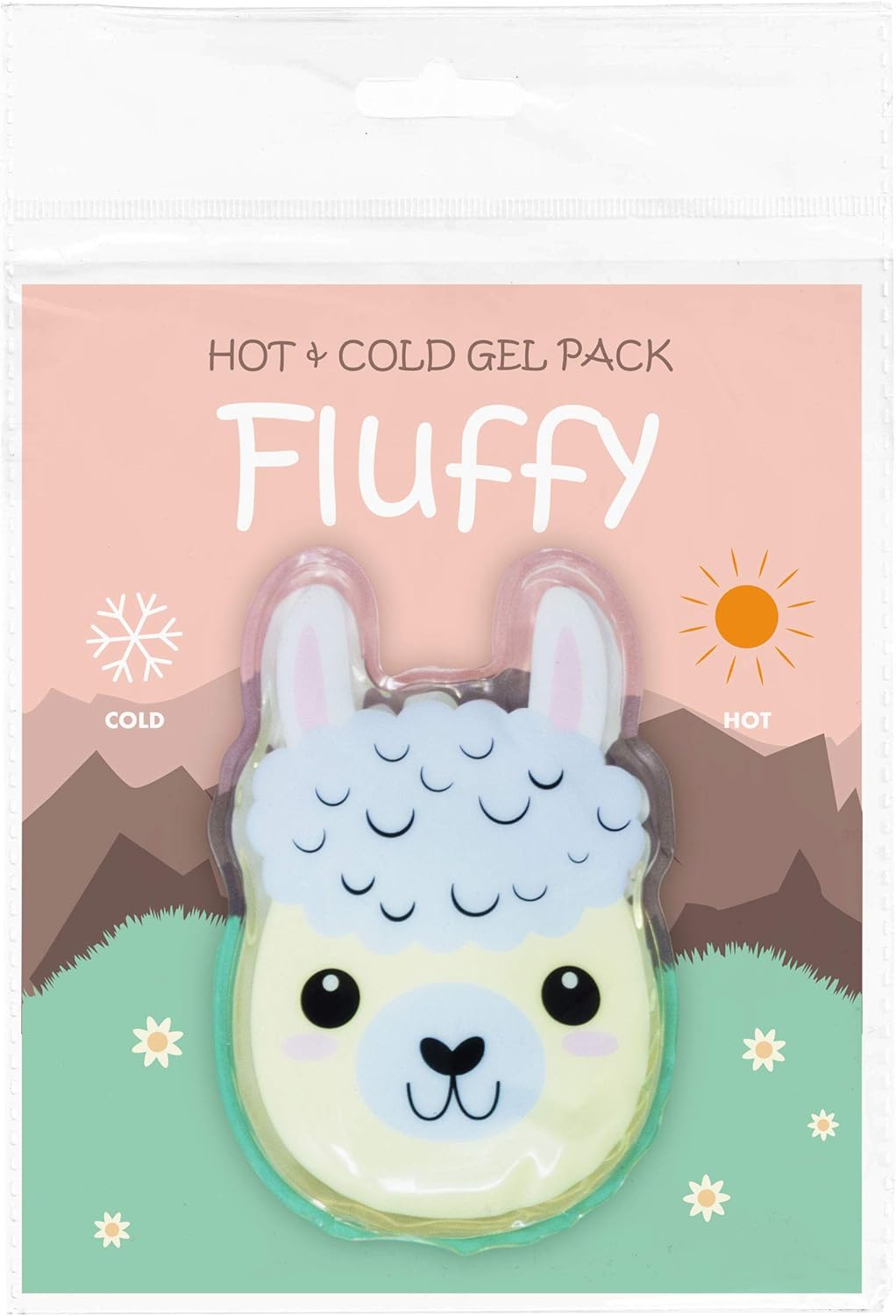 Cold Compress for Kids, Reusable Childrens Ice Pack – Llama, Fever ...