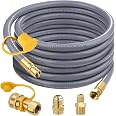 Amazon.com : 36FT 1/2 Natural Gas Hose for Generator with Quick Connect ...