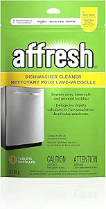 Affresh Whirlpool W10288149B Dishwasher Cleaner, 3 Count (Pack of 1 ...