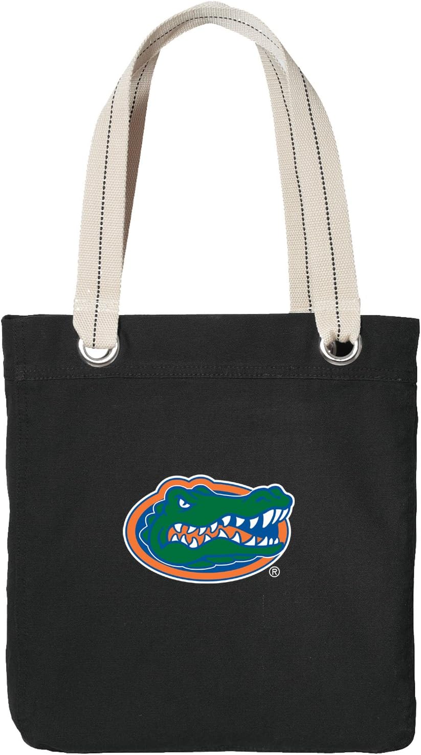Amazon.com: University of Florida Tote Bag Rich Cotton Canvas Florida ...